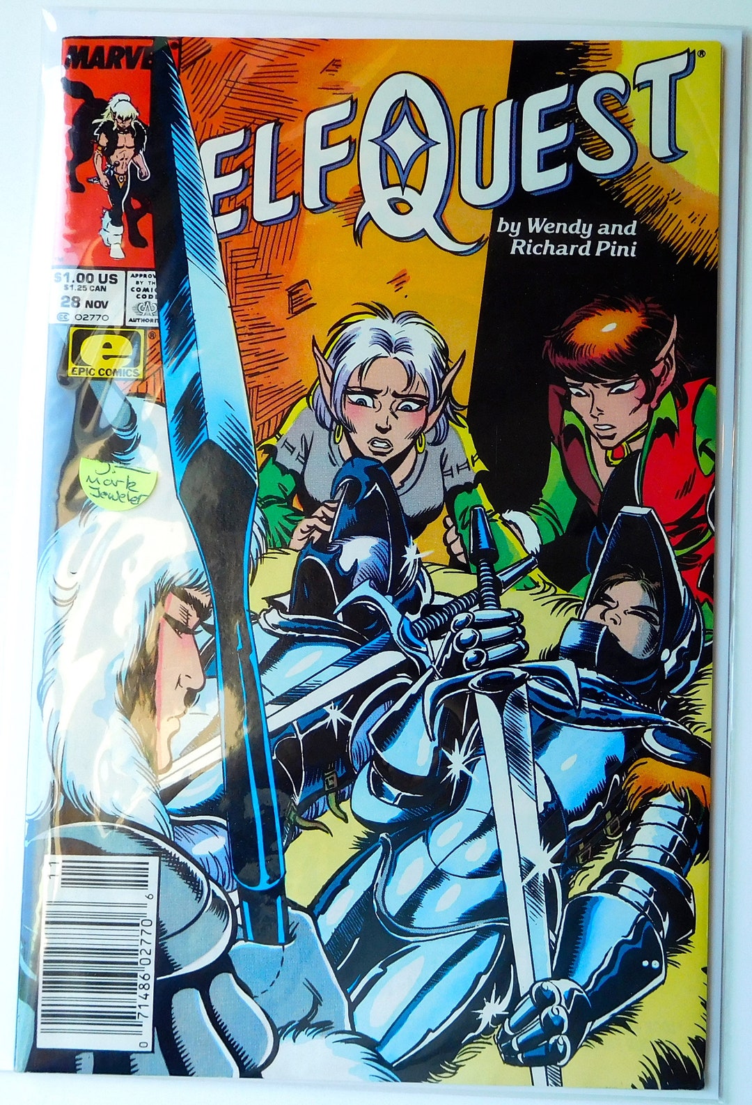 Elfquest 28 Mark Jeweler Edition Published Nov 1986 by Marvel NM - Etsy