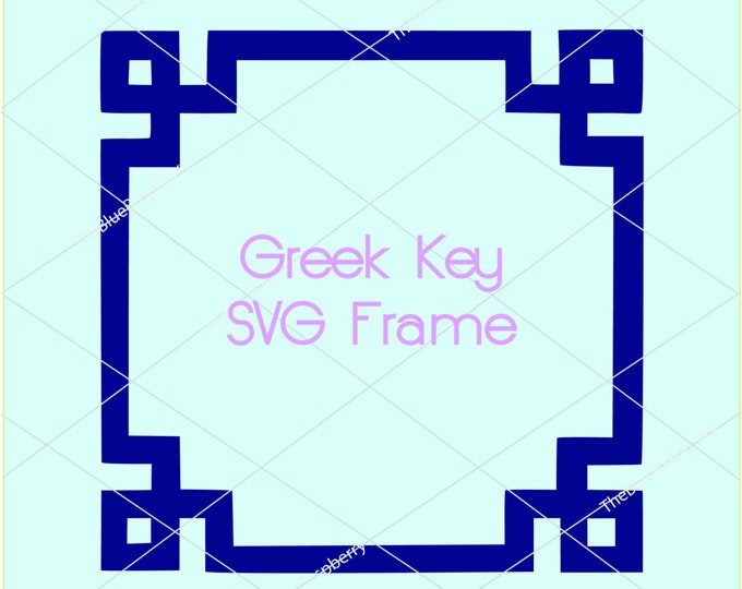 Greek Key Frame SVG, Rectangle, Frame SVG, Greek Key, JPG, Png ...
