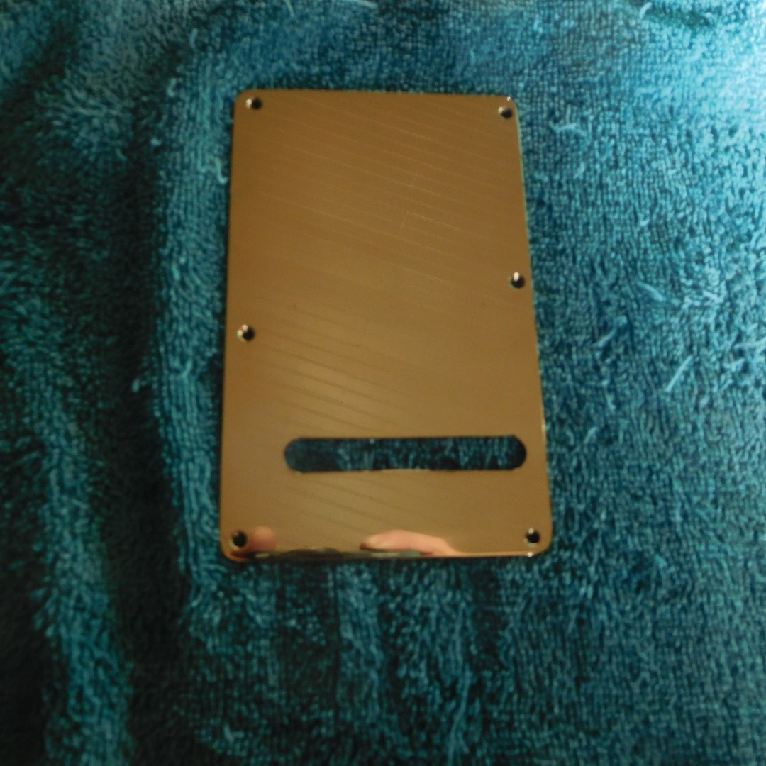Fender Back Plate Solid Brass and Polished - Etsy