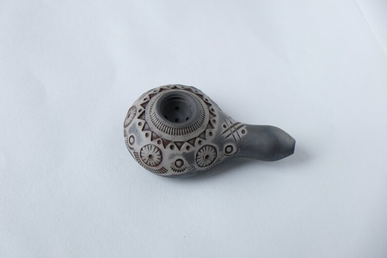 Ceramic Authentic Pipe One Hitter Pipe Pocket Smoking Pipe | Etsy
