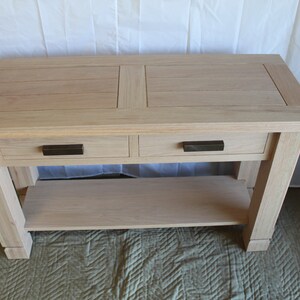 Custom Solid Wood Entry Table, Entryway Table, Sofa Table - Etsy