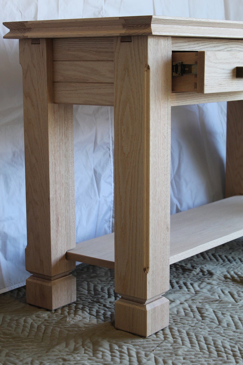Custom Solid Wood Entry Table, Entryway Table, Sofa Table - Etsy
