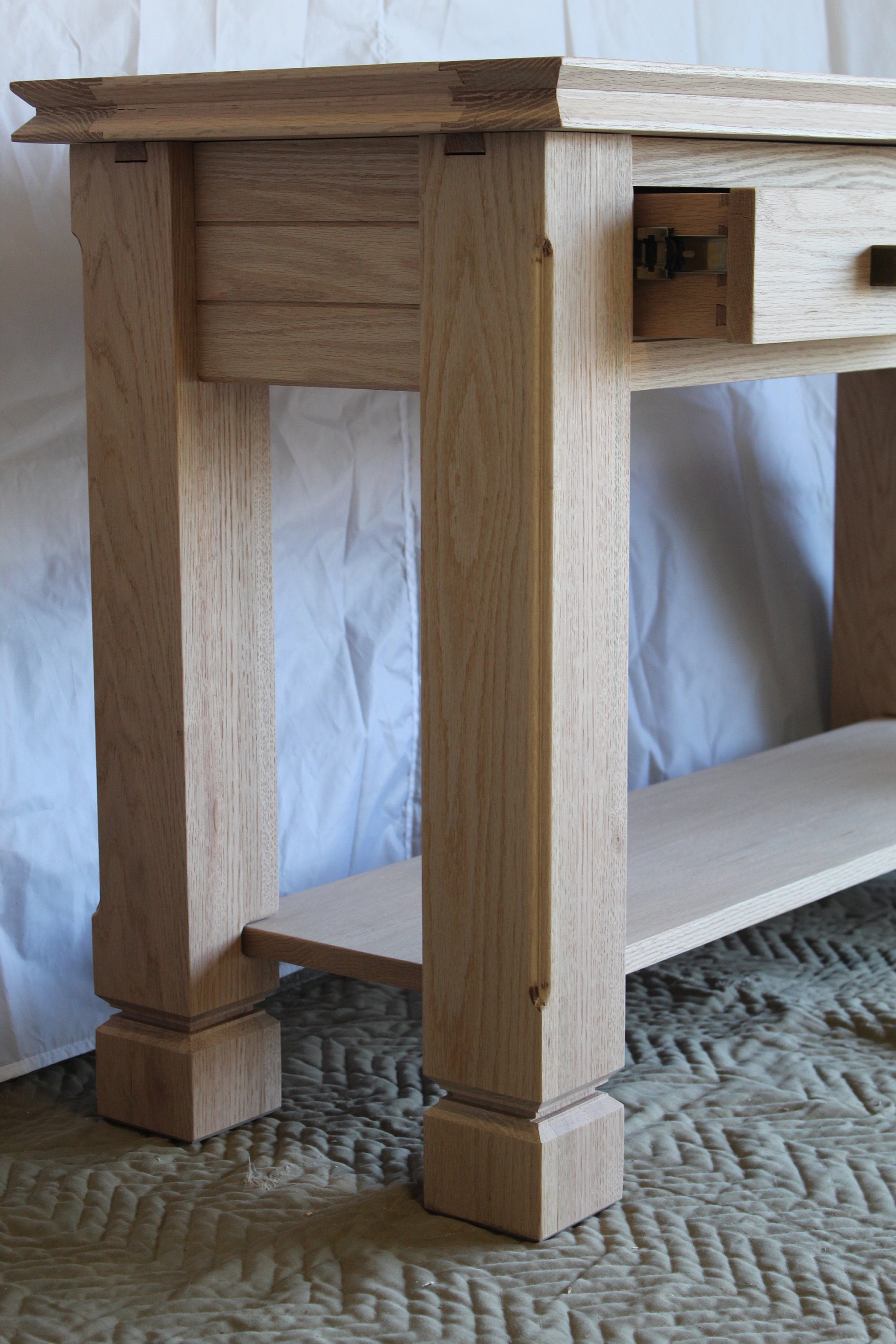 Custom Solid Wood Entry Table, Entryway Table, Sofa Table - Etsy