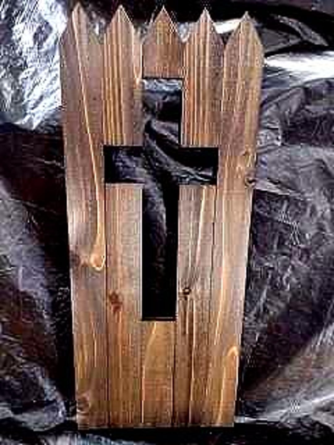 Wall Mount Fence Picket Relief Cross - Etsy
