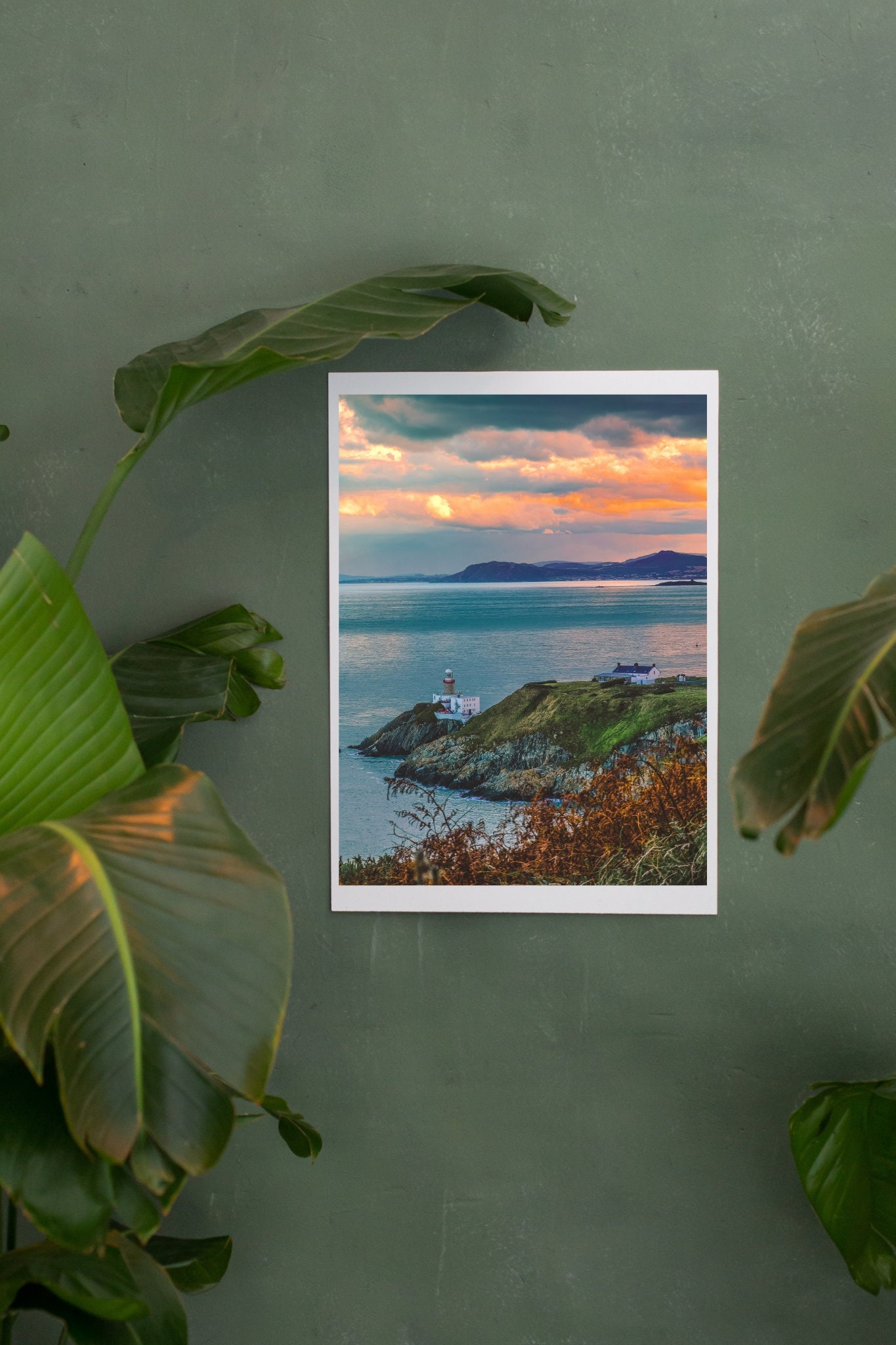 Howth Lighthouse Ireland Landscape Photo Dublin Printable Poster ...