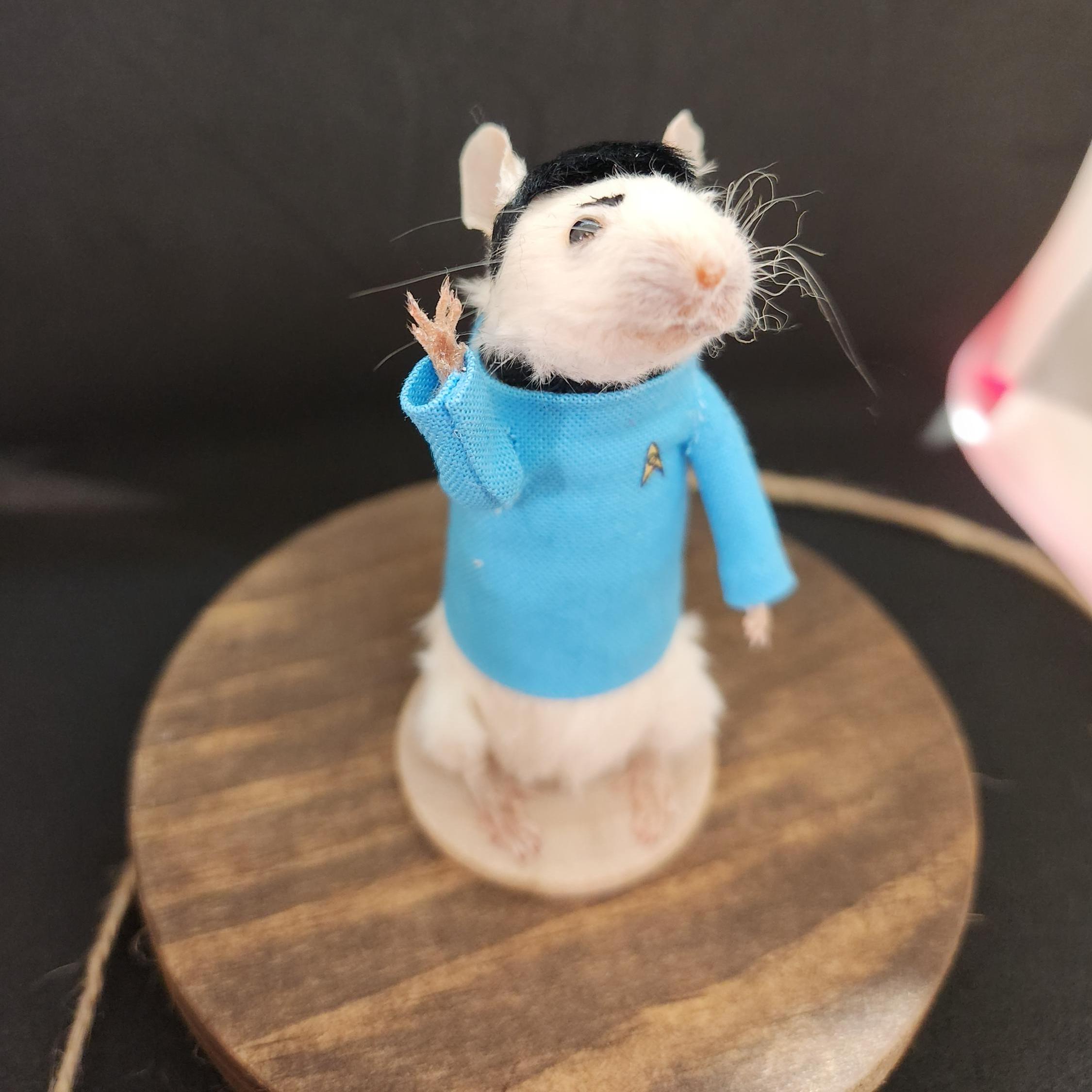 Vulcan Taxidermy Mouse: Star Trek Fan Gift - Etsy