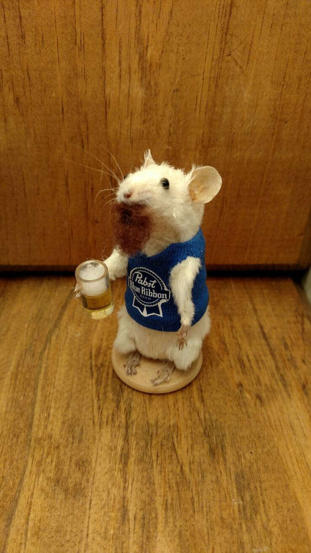 Bearded Beer Drinker Taxidermy Mouse - Etsy