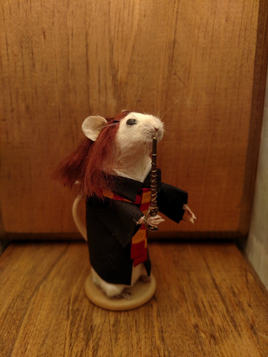 Hermione Wizard Taxidermy Mouse | Etsy
