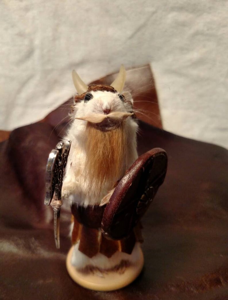 Viking Taxidermy Mouse | Etsy