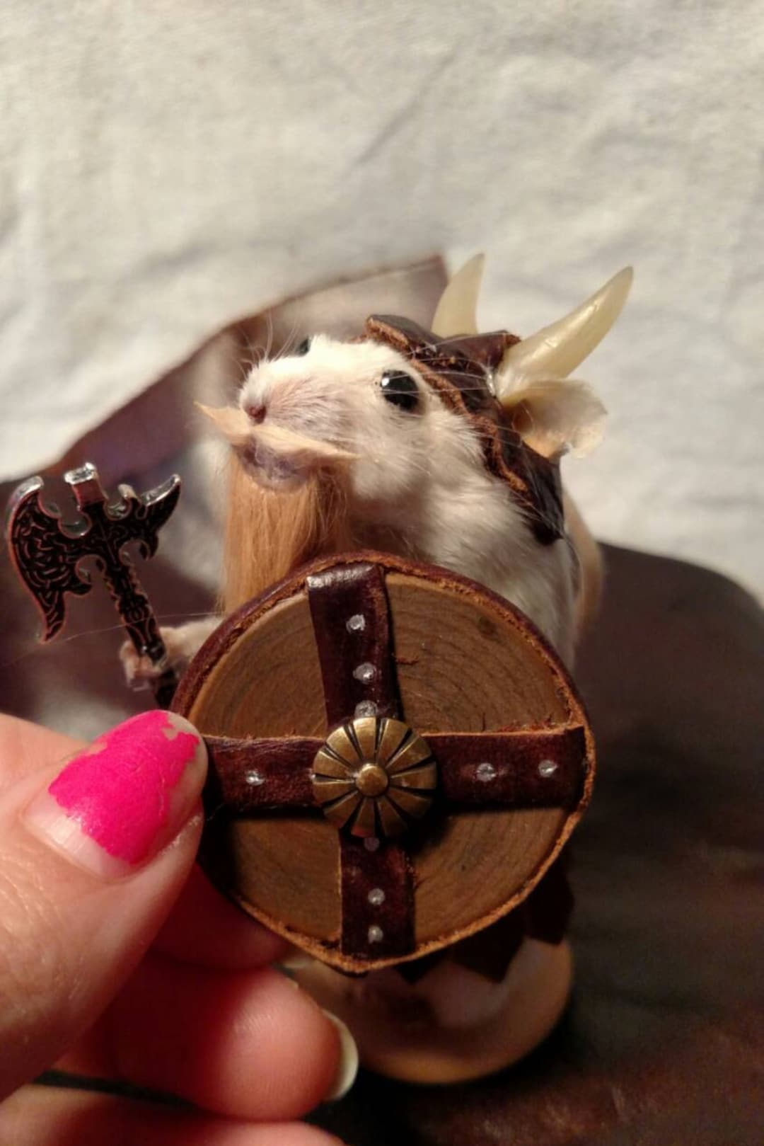 Viking Taxidermy Mouse - Etsy