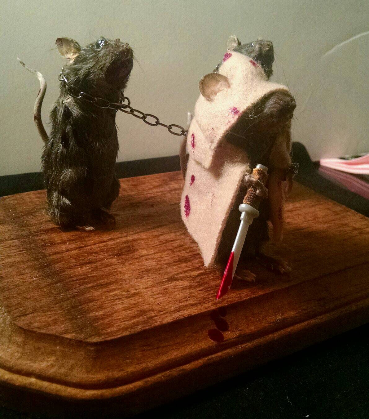 Michonne and Friends Taxidermy Mice - Etsy