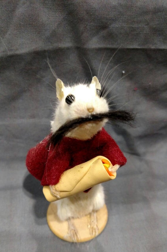 Mouse Eating Burrito