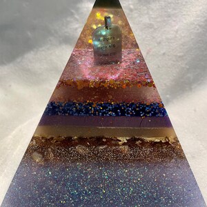 Custom Memorial Pyramid, Cremation Ash Resin Pyramid, Memorial Keepsake ...