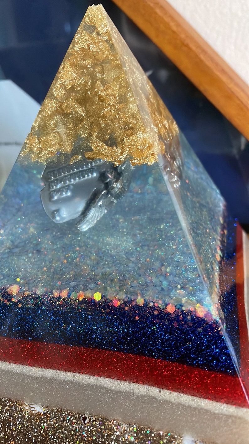 Custom Memorial Pyramid Cremation Ash Resin Pyramid Memorial - Etsy