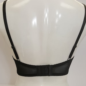 Black and Matte Gold Bra Crop Top Half Corset Bustier Decorated Sequins ...