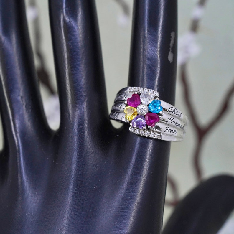 Size 9, Vintage Sterling Silver 925 Handmade Ring With Topaz Citrine ...