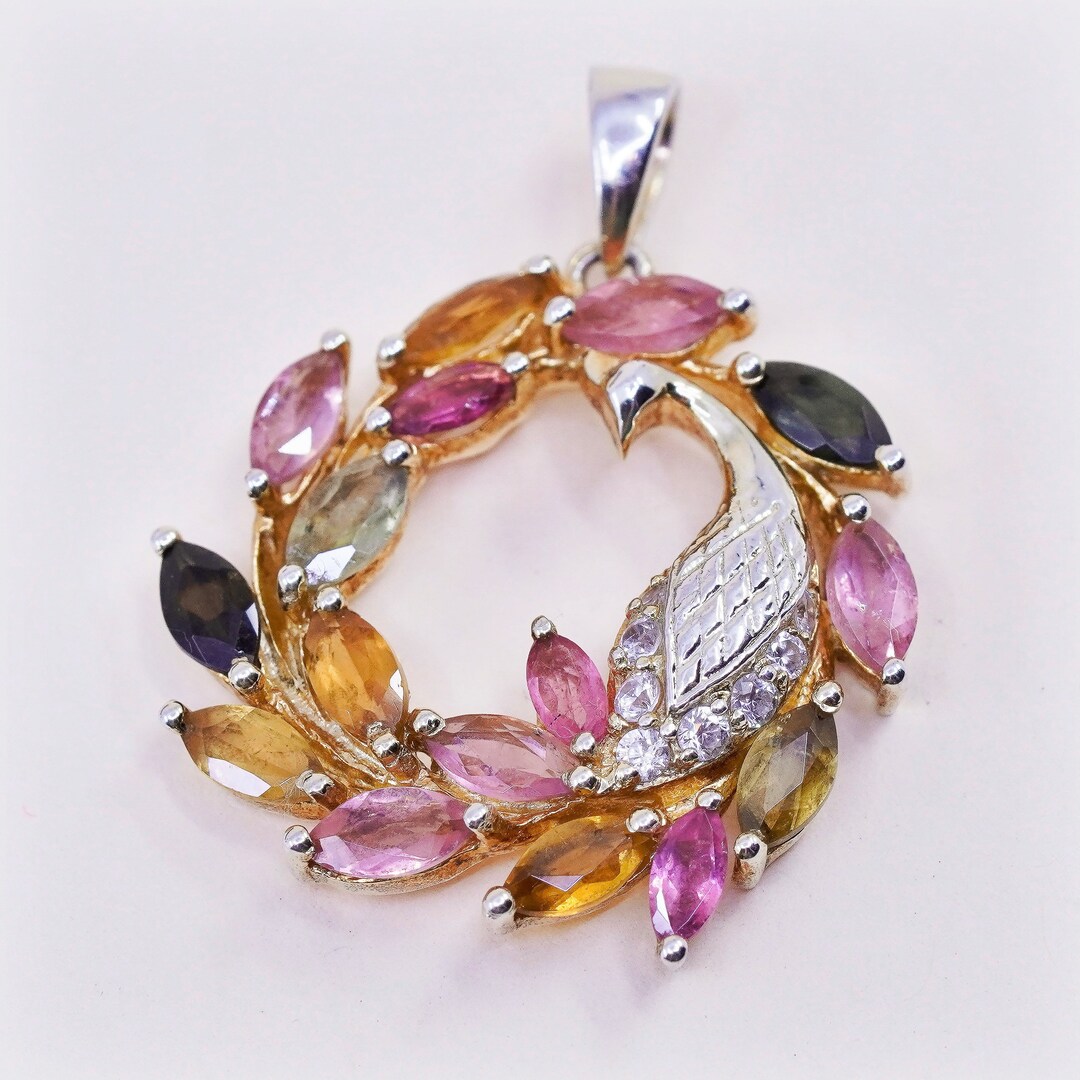 Vintage Stauer Vermeil Gold Over Sterling 925 Silver Pendant - Etsy