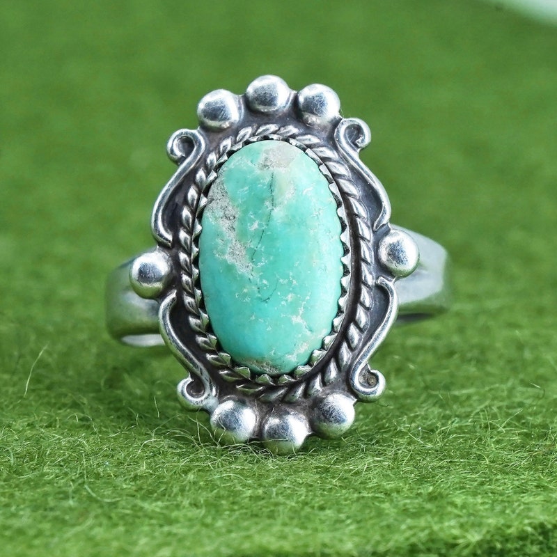 Handmade Turquoise Ring - Etsy