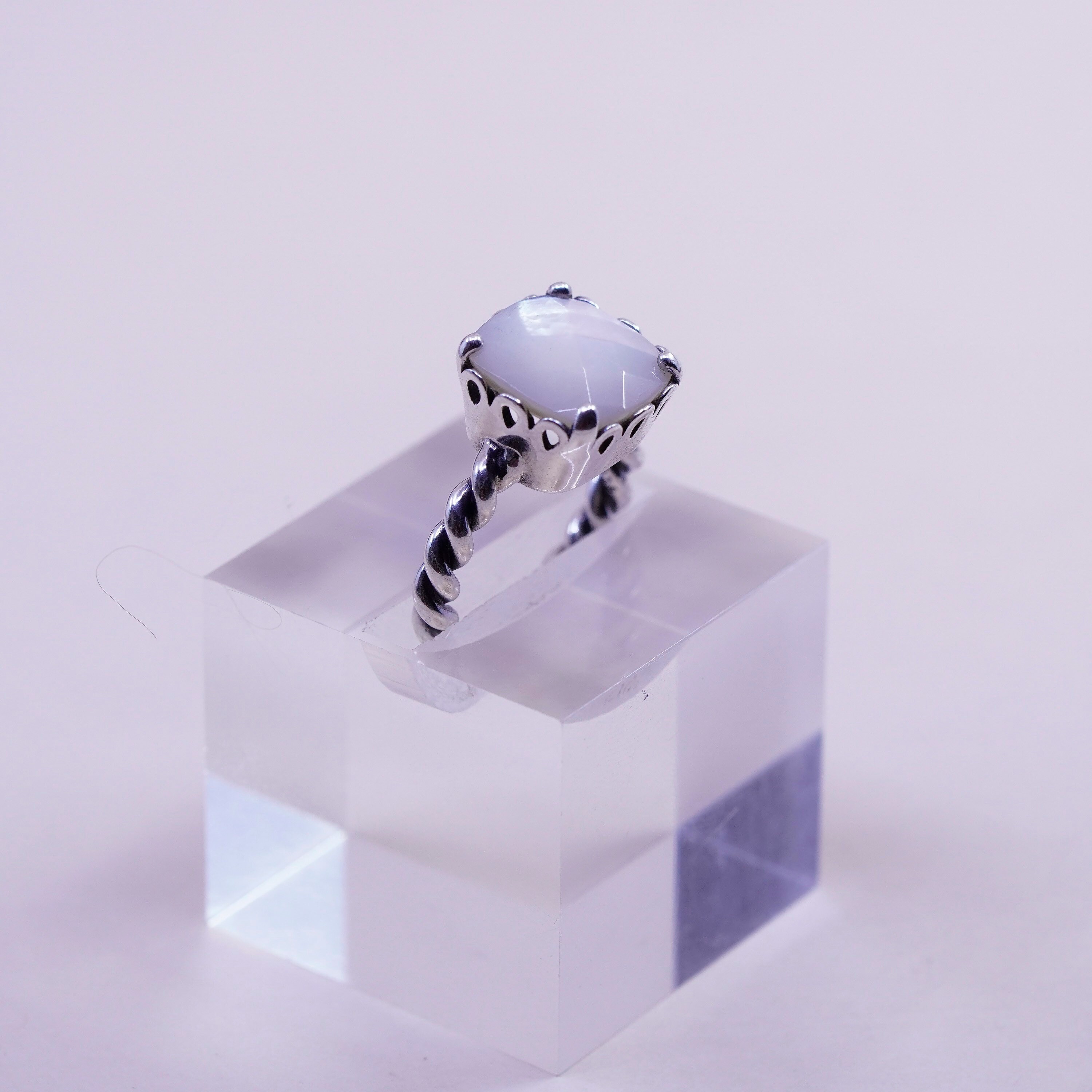 Size 6 Vintage ALE Sterling 925 Silver Handmade Ring With | Etsy