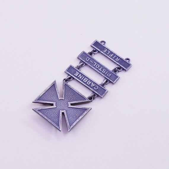 WW2 Rifle Carbine Pistol Cross USA Army Marksman Pin … - Gem