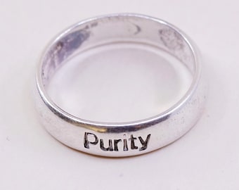 Size 12 Vintage BSD Sterling Silver Handmade Ring 925 Band - Etsy