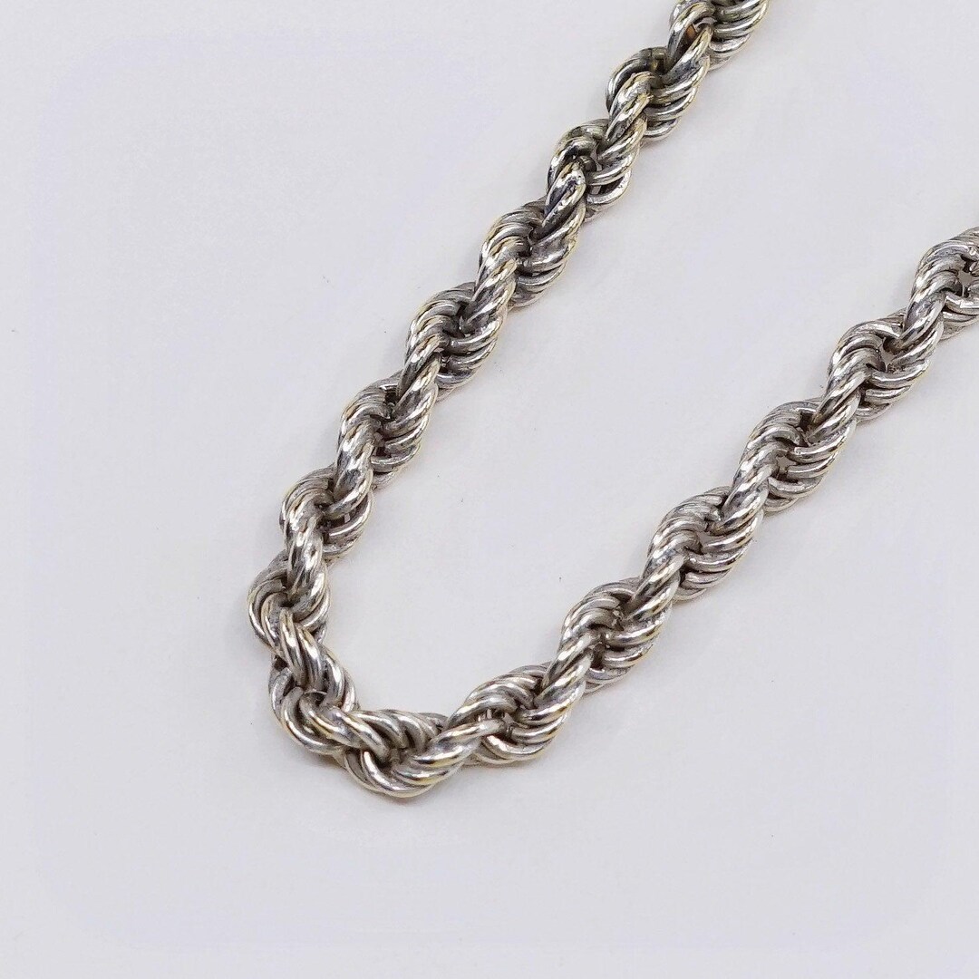 30”, ADG Vermeil Gold Over Sterling Silver Necklace, 925 Diamond Cut ...