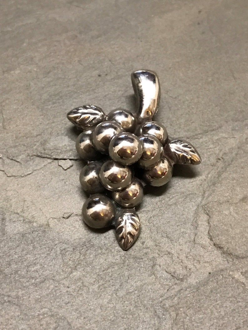 Vintage Sterling Silver Handmade Brooch Solid 925 Silver - Etsy