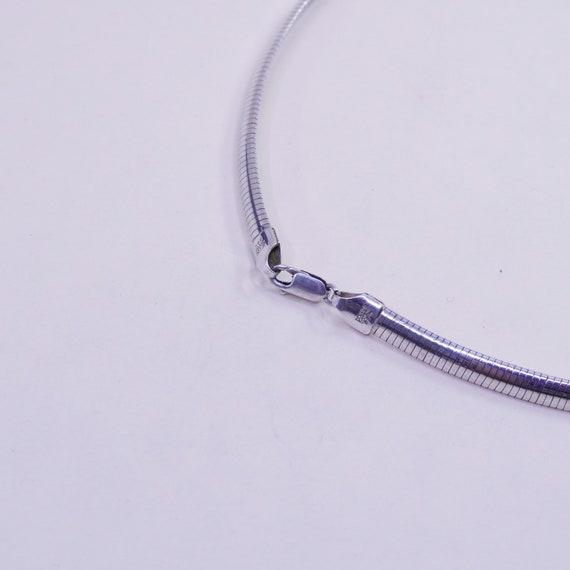 16”, 6mm, Vintage Korea KIM sterling silver omega cha… - Gem