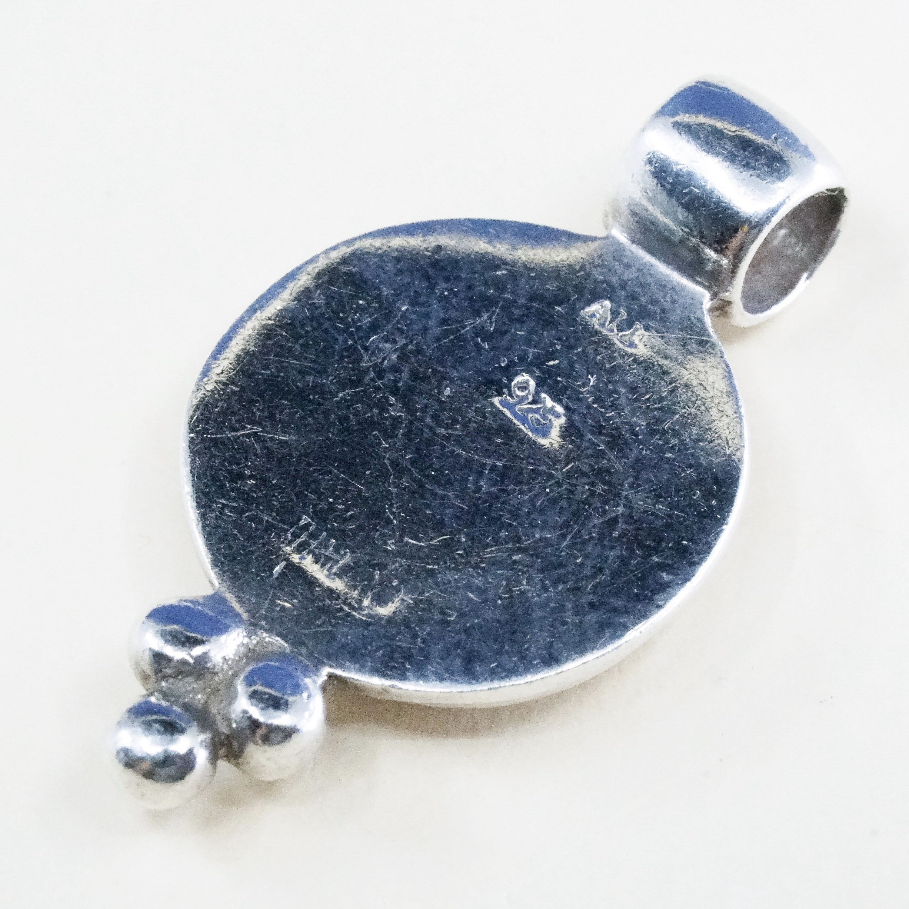 Vintage Handmade Sterling Silver Pendant, Mexico ATI 925 With Agate ...