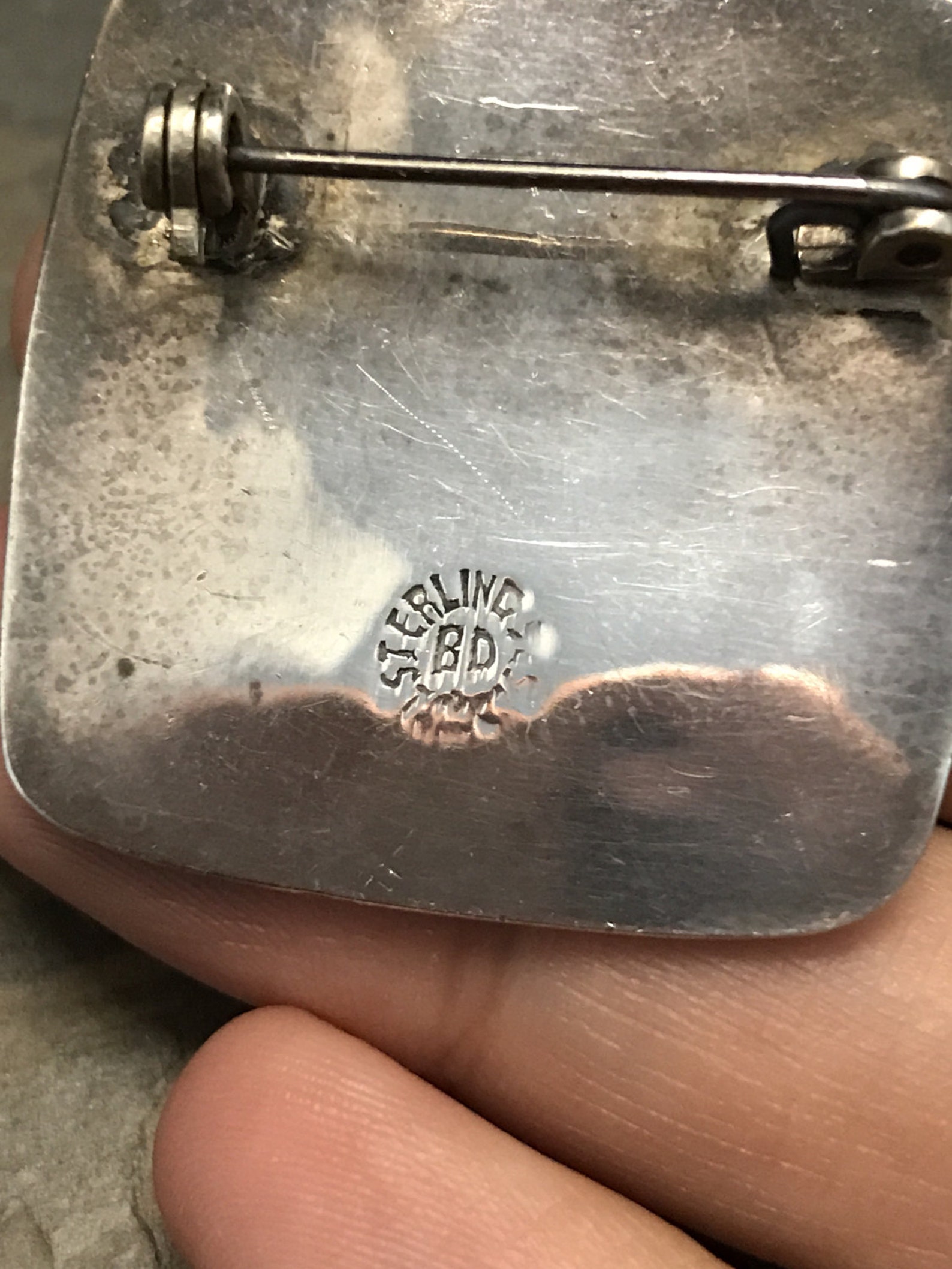 Vintage Sterling Silver Handmade Brooch Fine 925 Silver - Etsy