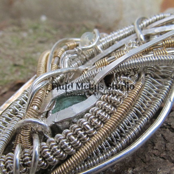 Heady Wire Wrapped Pendant - Etsy