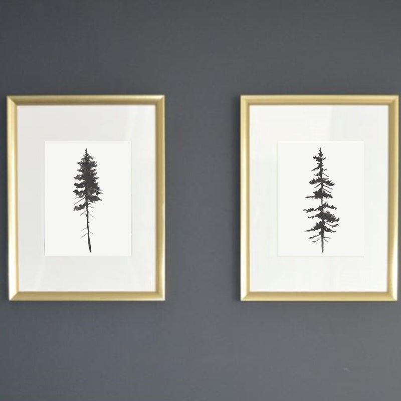 Black and White Tree Art - Etsy