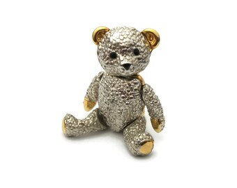 Teddy bear brooch | Etsy