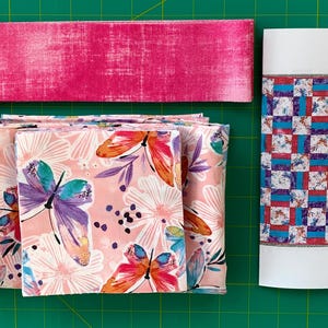 Pre-cut Baby Quilt Kit - Butterfly Baby Quilt - With Pattern and Fabric ...