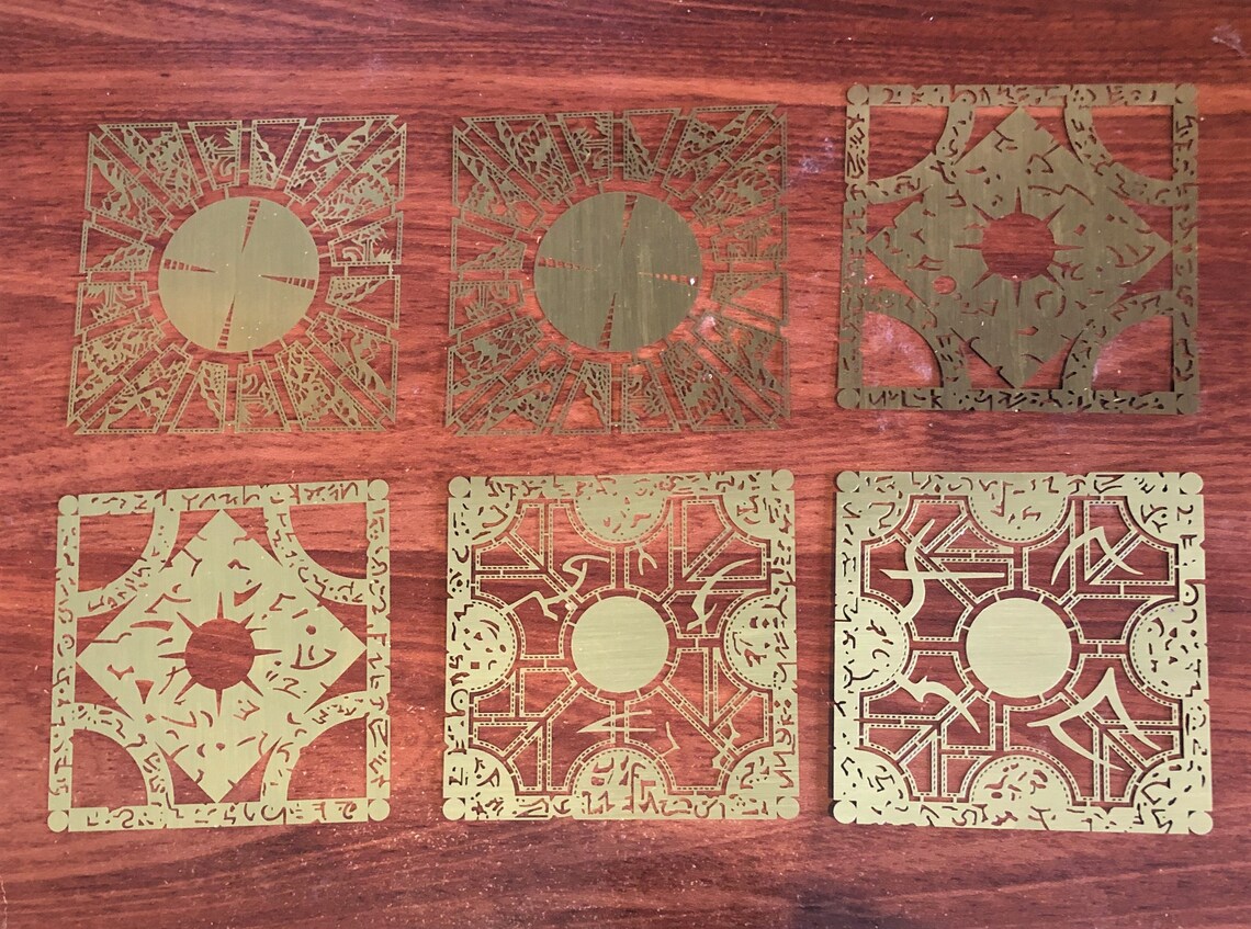 Hellraiser Lament Configuration Brass Panels. Puzzle Box | Etsy