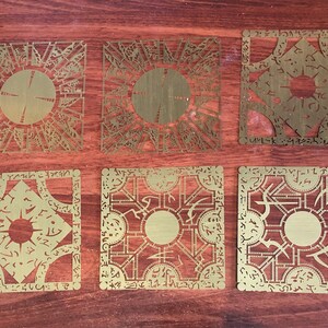 Hellraiser Lament Configuration Brass Panels. Puzzle Box Pinhead - Etsy