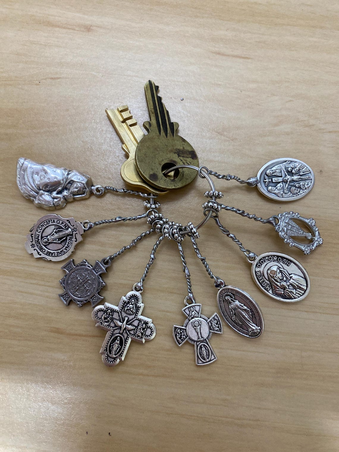 Constantine Key Chain John Constantine Exorcism Medals Medallions ...