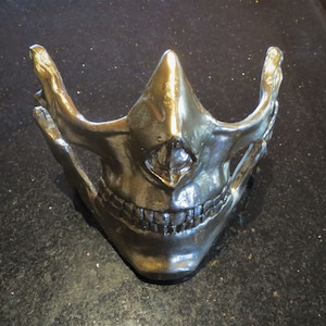 Death Stranding Higgs Golden Mask Skull Mask. Finished and Ready to ...
