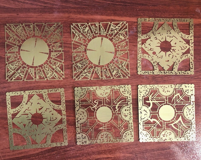 Hellraiser Lament Configuration Brass Panels. Puzzle Box Pinhead - Etsy