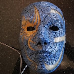 Hollywood Undead Johnny 3 Tears J3T Mask With Lights - Etsy