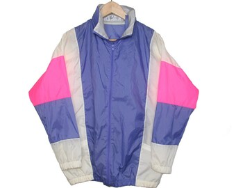 Neon windbreaker | Etsy