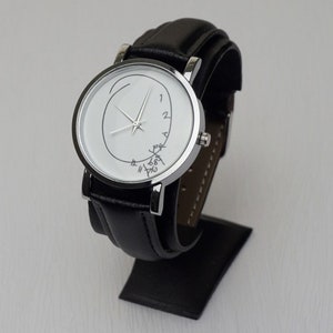 Scrambled Time Wristwatch - Will Graham - Disturbed Clock - Etsy