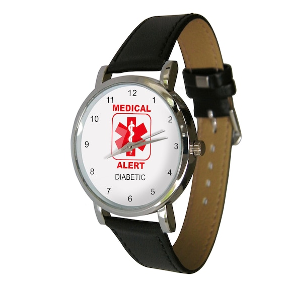 Medical Alert Watch Diabetic. Medical Alert Medication. Adult - Etsy UK