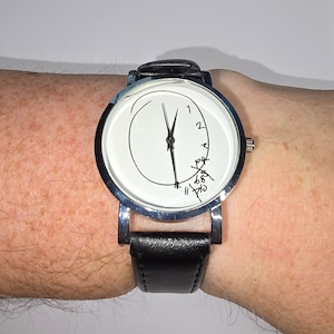 Scrambled Time Wristwatch - Will Graham - Disturbed Clock - Etsy