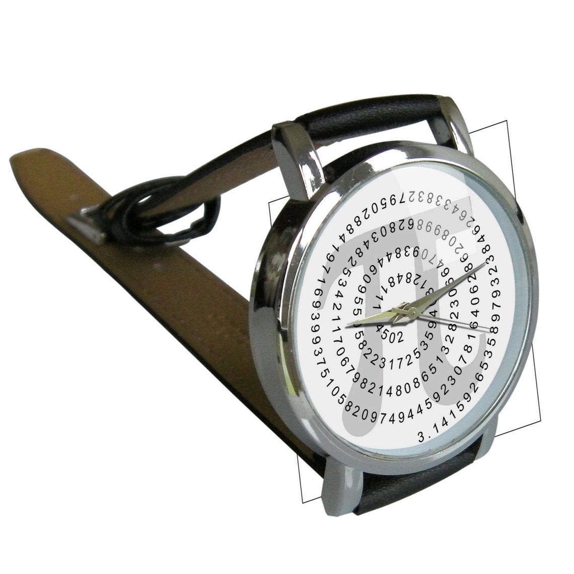 Pi Watch Showing the value of Pi to 160 digits math mens | Etsy