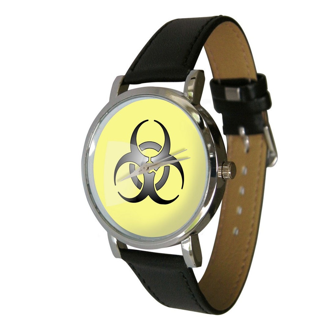 Biohazard Symbol Watch, Zombie Watch, Chemical Hazard - Etsy