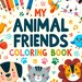 My Animal Friends: Coloring Book and Bed Time Stories - Etsy