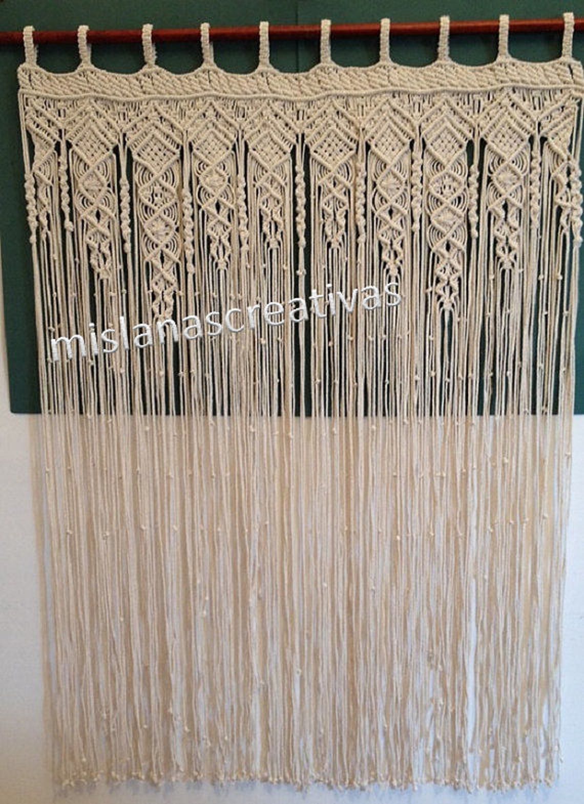 Macrame Curtain Large Macrame Macrame Fiber Art Macrame - Etsy