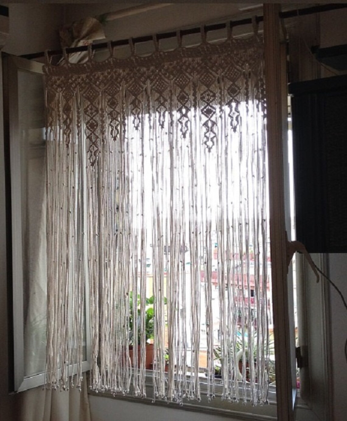 Macrame Curtain Large Macrame Macrame Fiber Art Macrame | Etsy