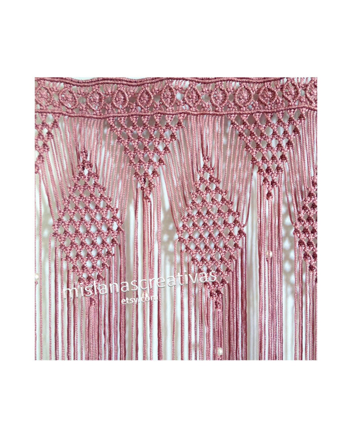 Window Curtain.macrame Wall Art.macrame Curtain. Macrame Wall - Etsy